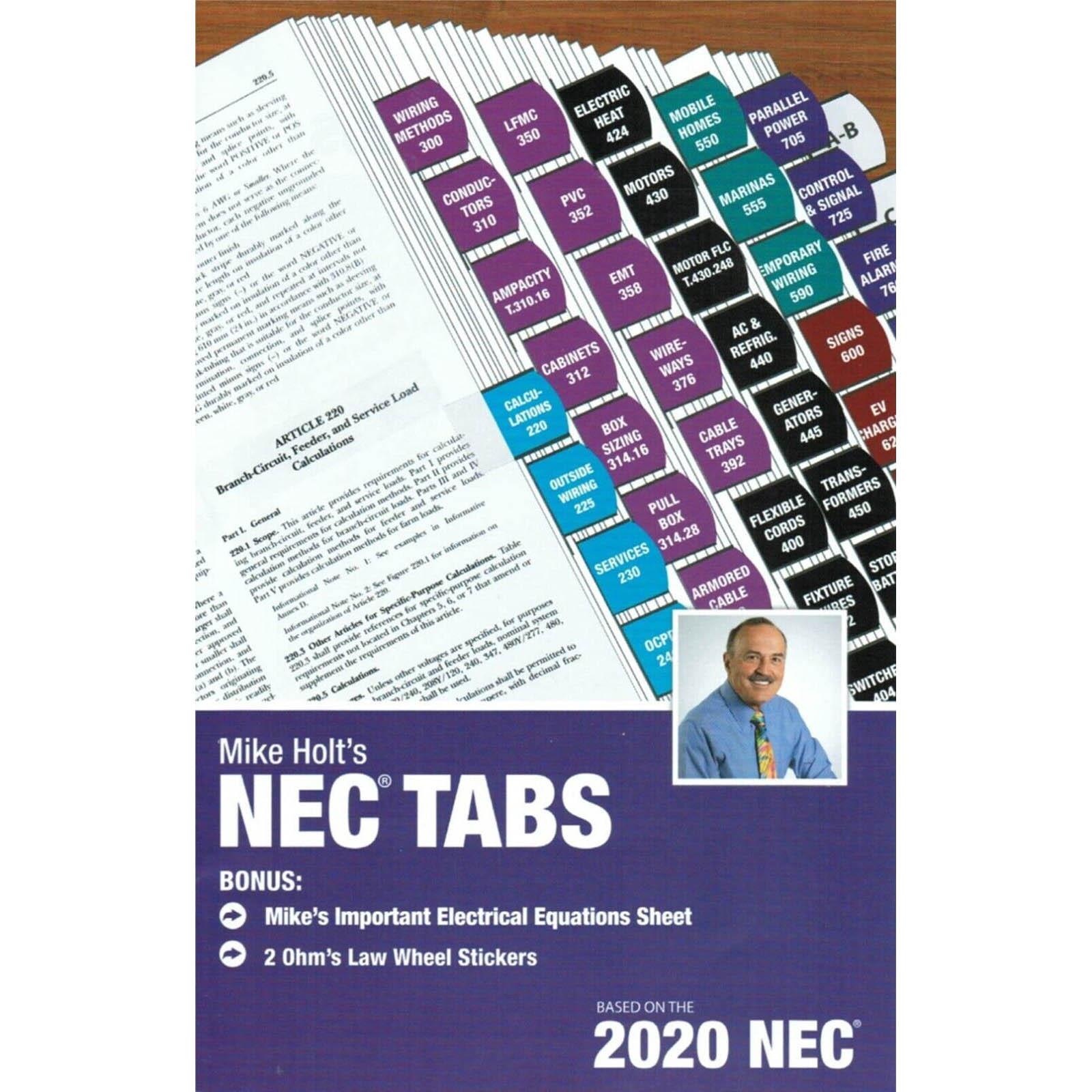 Mike Holt’s NEC 2020 Tabs | Palm Construction School